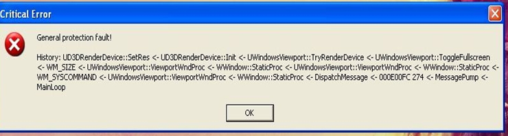 General protection fault has occurred - Techyv.com